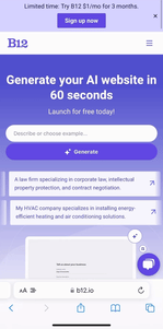 Accessing and Editing Your B12 Site on Mobile
