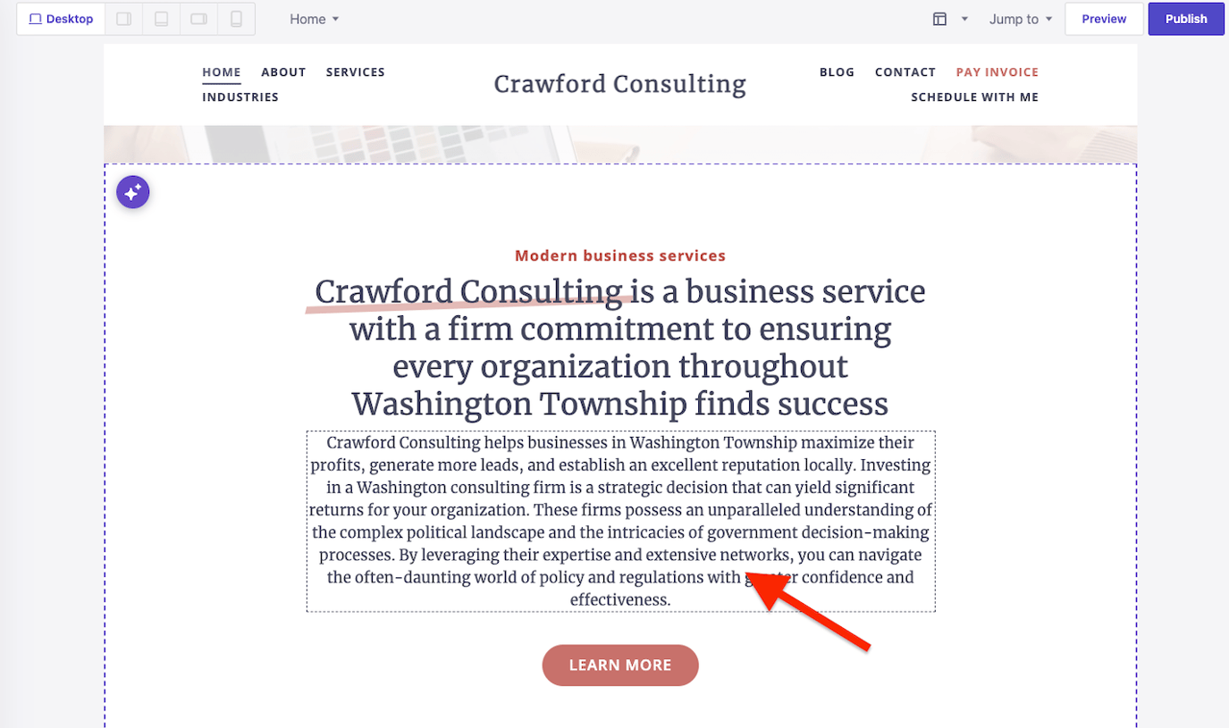Using the Pop-Out Text Editor