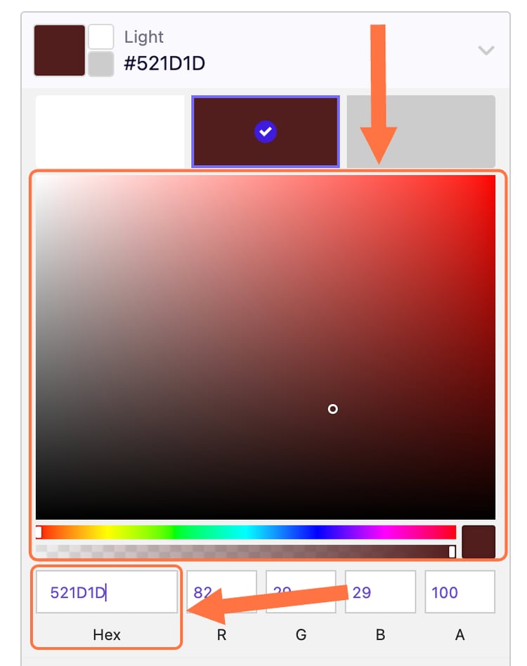 Manually overriding your website's colors