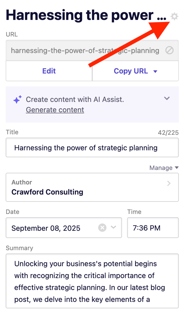 Removing or deleting blog posts